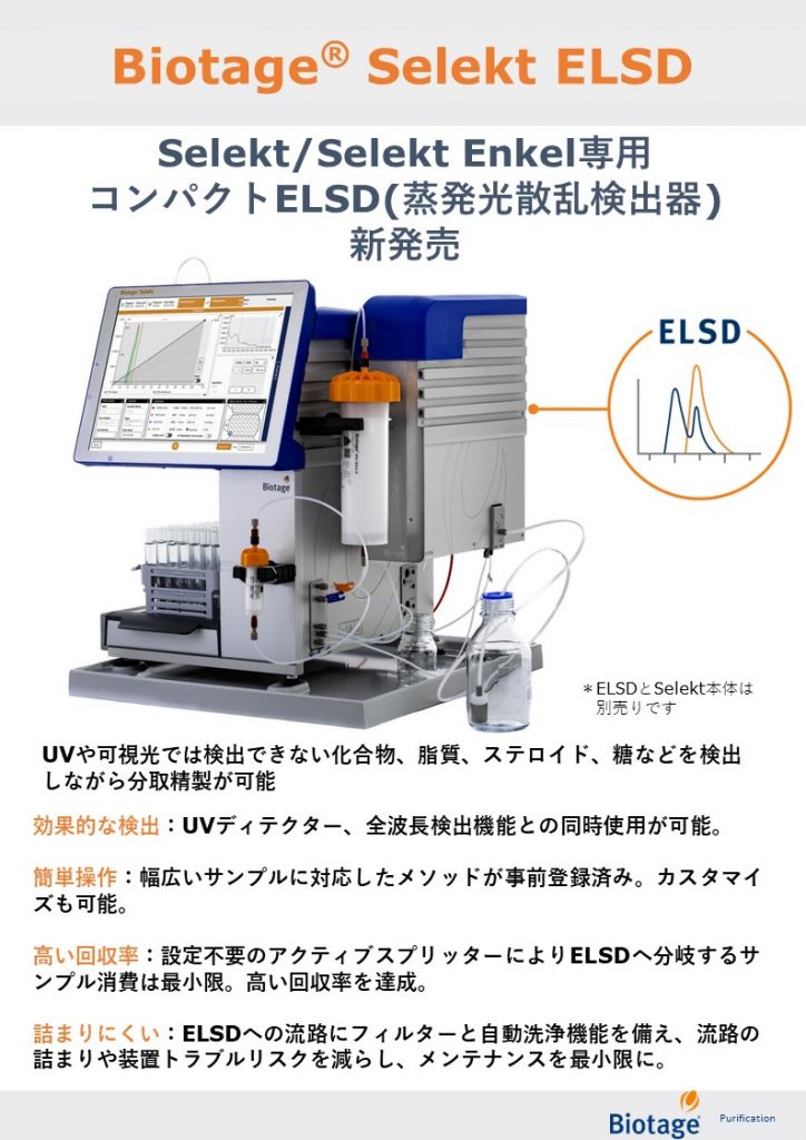 Selekt ELSDリーフレット – バイオタージ・ジャパン株式会社